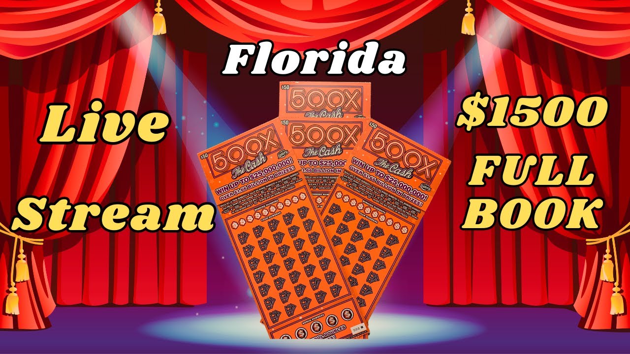 $1500 Full Book of Florida 500x The Cash Scratchers - YouTube