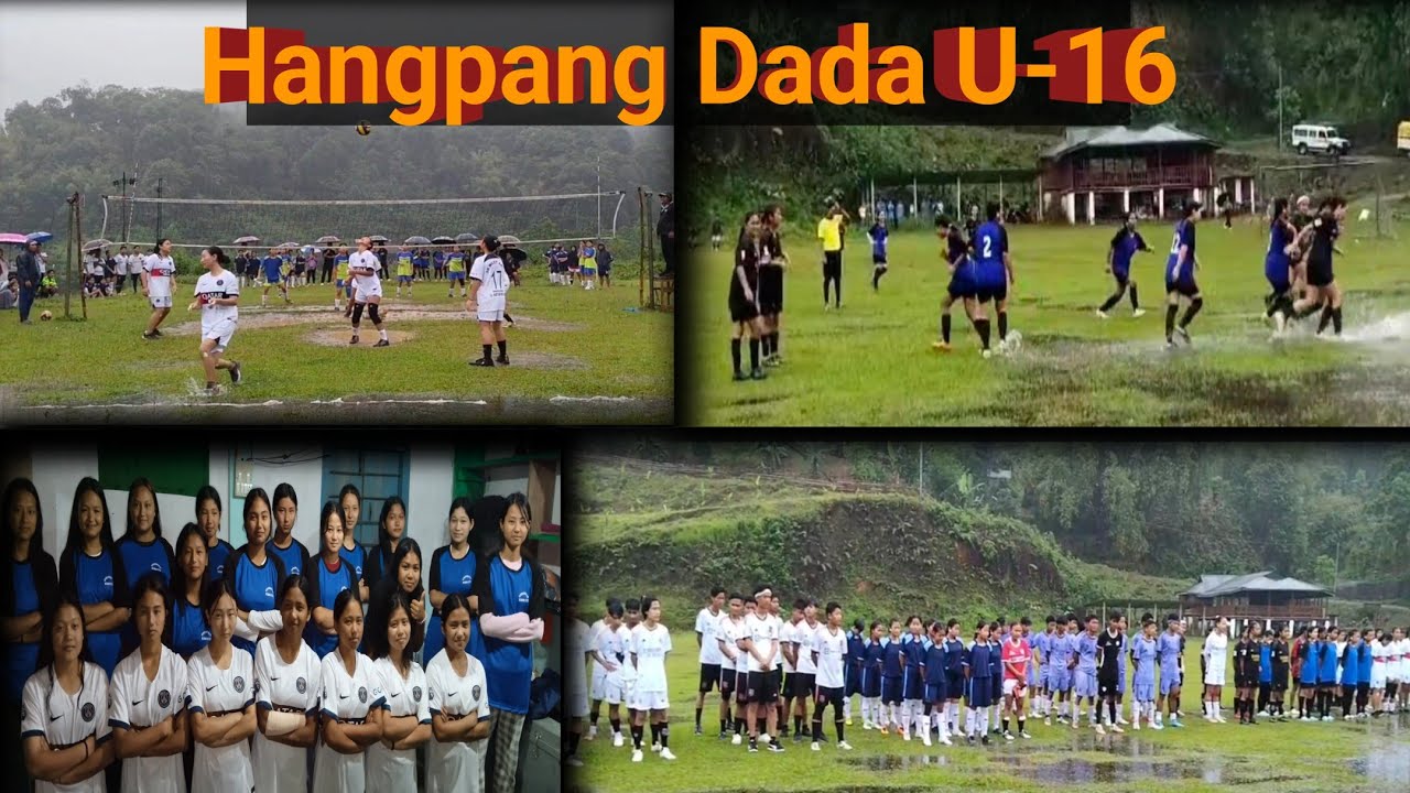 Hangpang Dada 2024 District level || under 16 volleyball and football ...