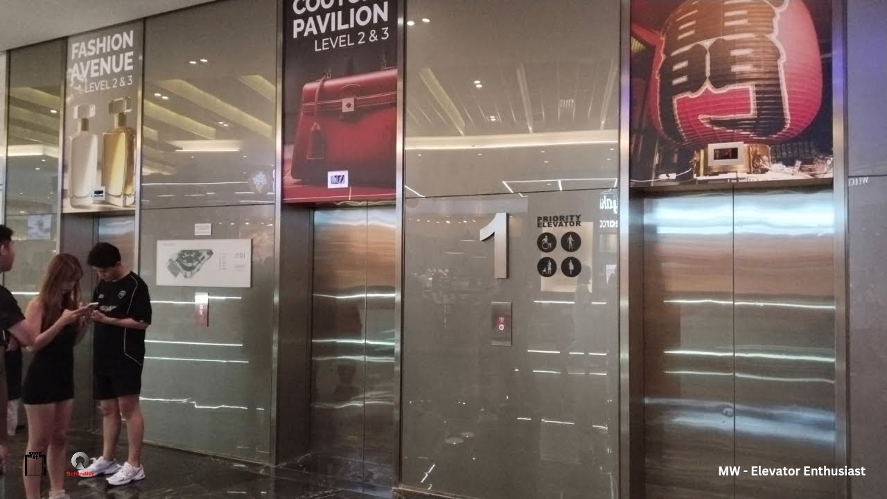 Schindler 300P Traction Elevator - Pavilion Bukit Bintang Kuala Lumpur ...