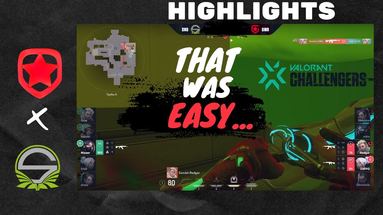 THIS GAME WAS EASY | JOGO FÁCIL DEMAIS - GAMBIT x SINGULARITY MAP 1 VCT ...