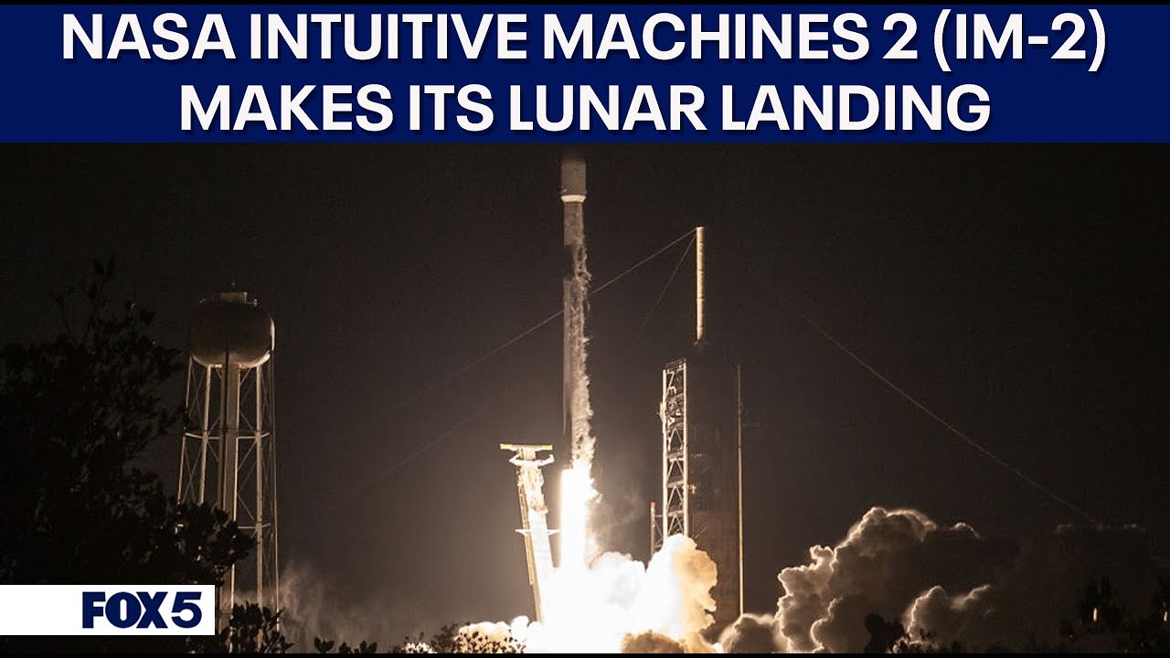 NASA Live coverage of the Intuitive Machines 2 (IM-2) Moon Landing ...
