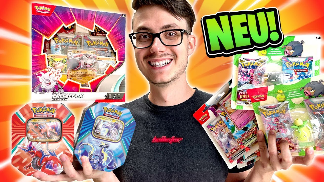 Wir öffnen ALLE neuen POKÉMON-BOXEN! 🤩 | Pokémon TCG Opening - YouTube
