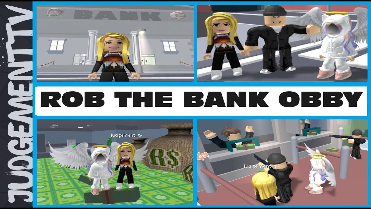ESCAPING THE BANK - ROB THE BANK OBBY ON ROBLOX - YouTube