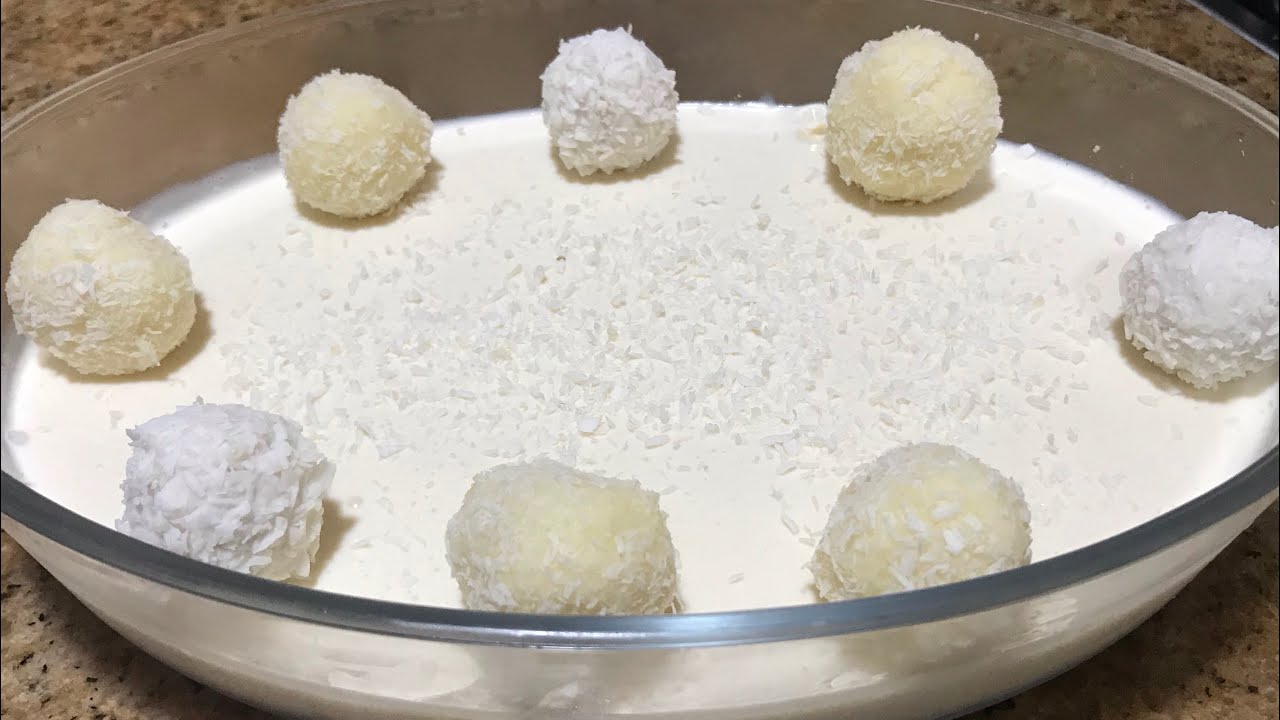 Raffaello pudding recipe | No bake raffaello pudding- Ramadan recipe ...