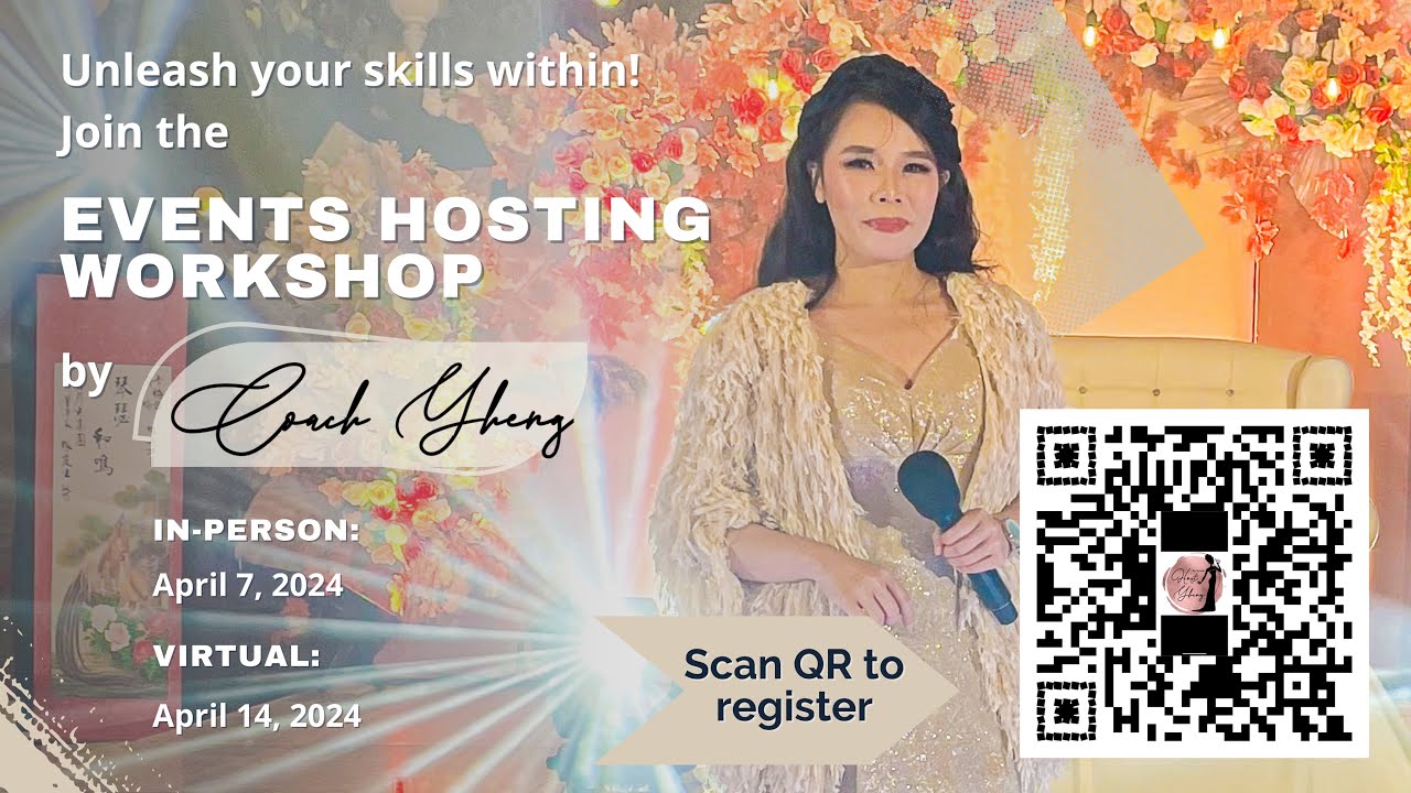Events Hosting Workshop by Coach Yheng | How to be a Host/Emcee | In ...