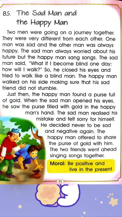 The Sad Man and The Happy Man | Short Story in English | Read Aloud ...
