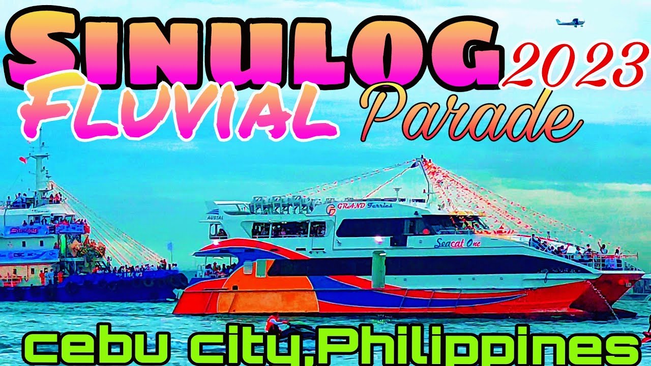 Sinulog fluvial parade 2023/cebu city - YouTube