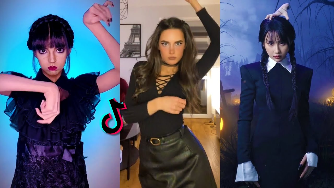 Dance With My Hands - Wednesday Addams Dance TikTok Challenge ...
