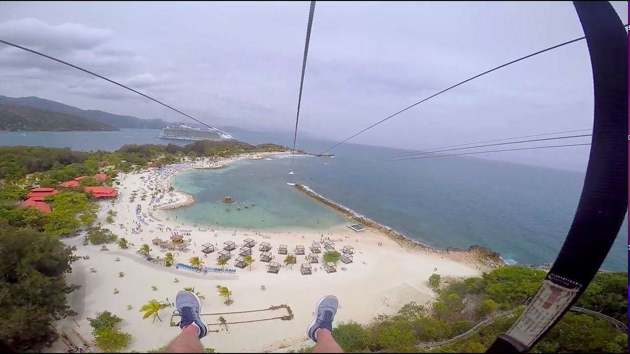 WORLD'S LONGEST OVER-WATER ZIPLINE - 2,600 FEET - YouTube