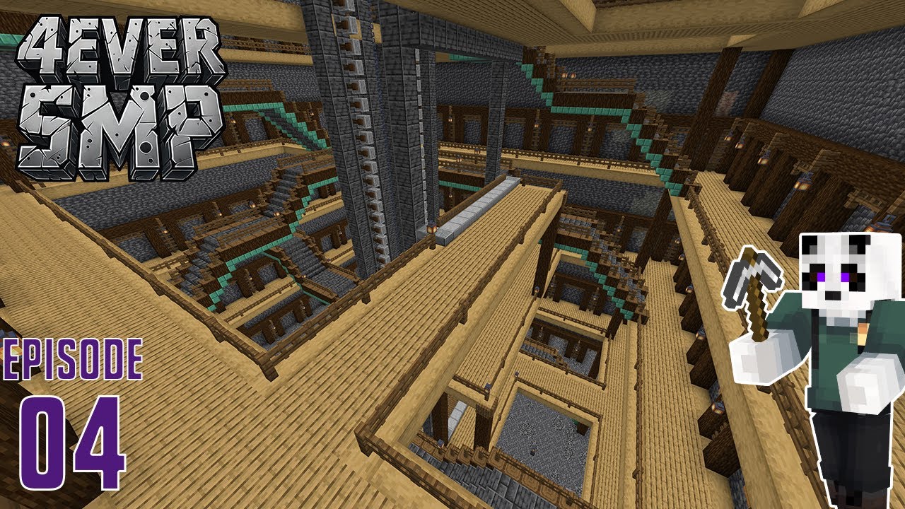 Creating a CUSTOM MINING AREA in survival Minecraft - 4Ever SMP Episode ...