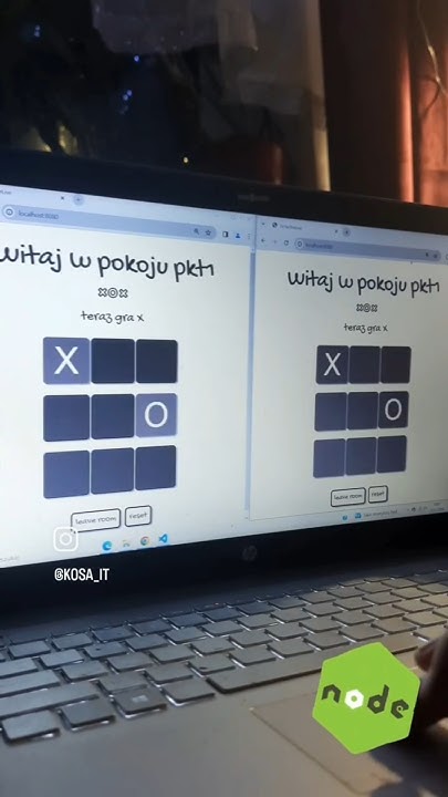 Realtime tic tac toe project with node.js #nodejs - YouTube