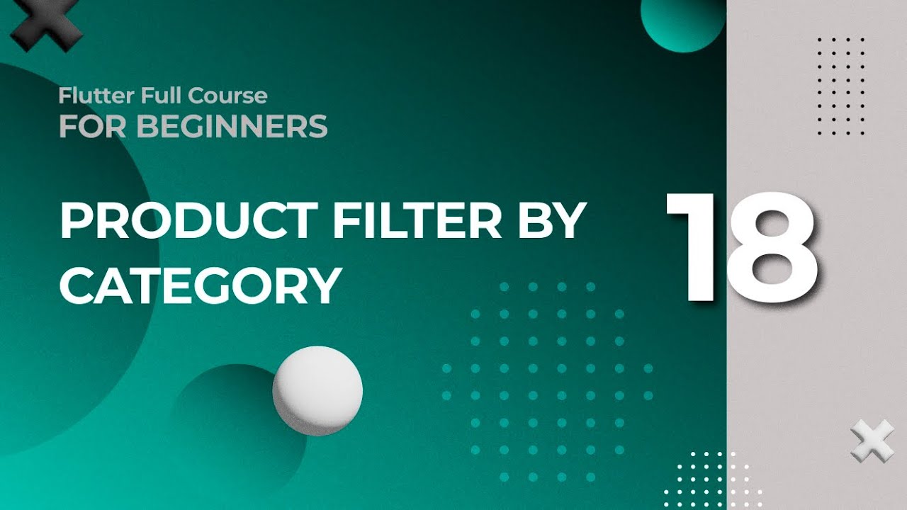Product Filter by Category | E-commerce App using Flutter - YouTube