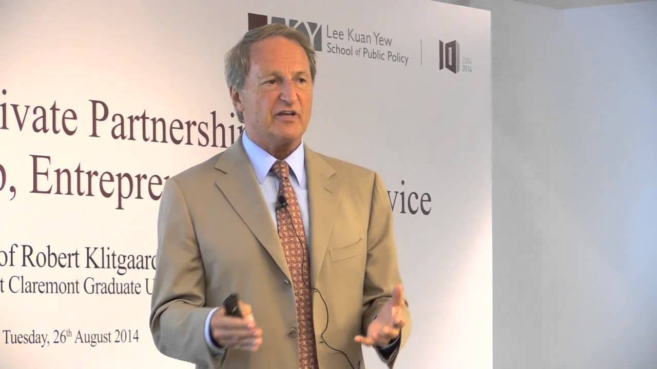 Robert Klitgaard on Public-Private Partnerships: Combining Leadership ...