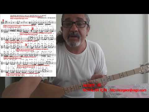 SOLFEJ BARIŞ MANÇO ALLA BENİ PULLA BENİ KISA SAP BAĞLAMA EKLEYEN SURGEON