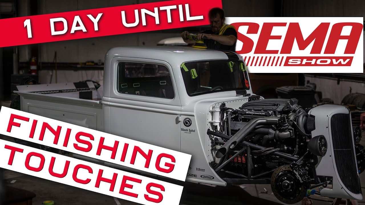 Factory Five Racing '35 Truck - 1 Day Until SEMA 2018! - YouTube