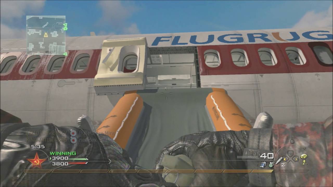 COD MW2 Terminal Team Deathmatch Multiplayer - YouTube