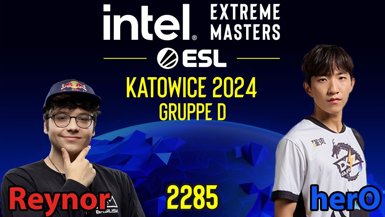 Bald GSL Match? - 🇮🇹 Reynor (Z) vs 🇰🇷 herO (P) - IEM Katowice 2024 - Gruppe D - StarCraft 2 ...