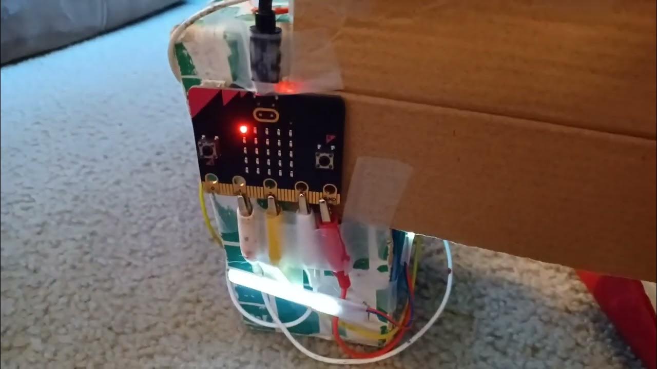 Microbit Christmas present protector - YouTube