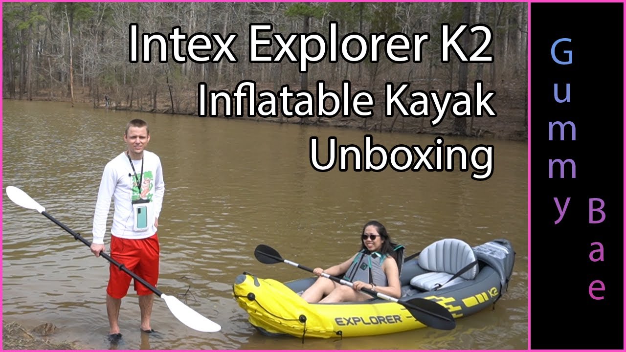 Intex Explorer K2 Inflatable Kayak Unboxing - YouTube