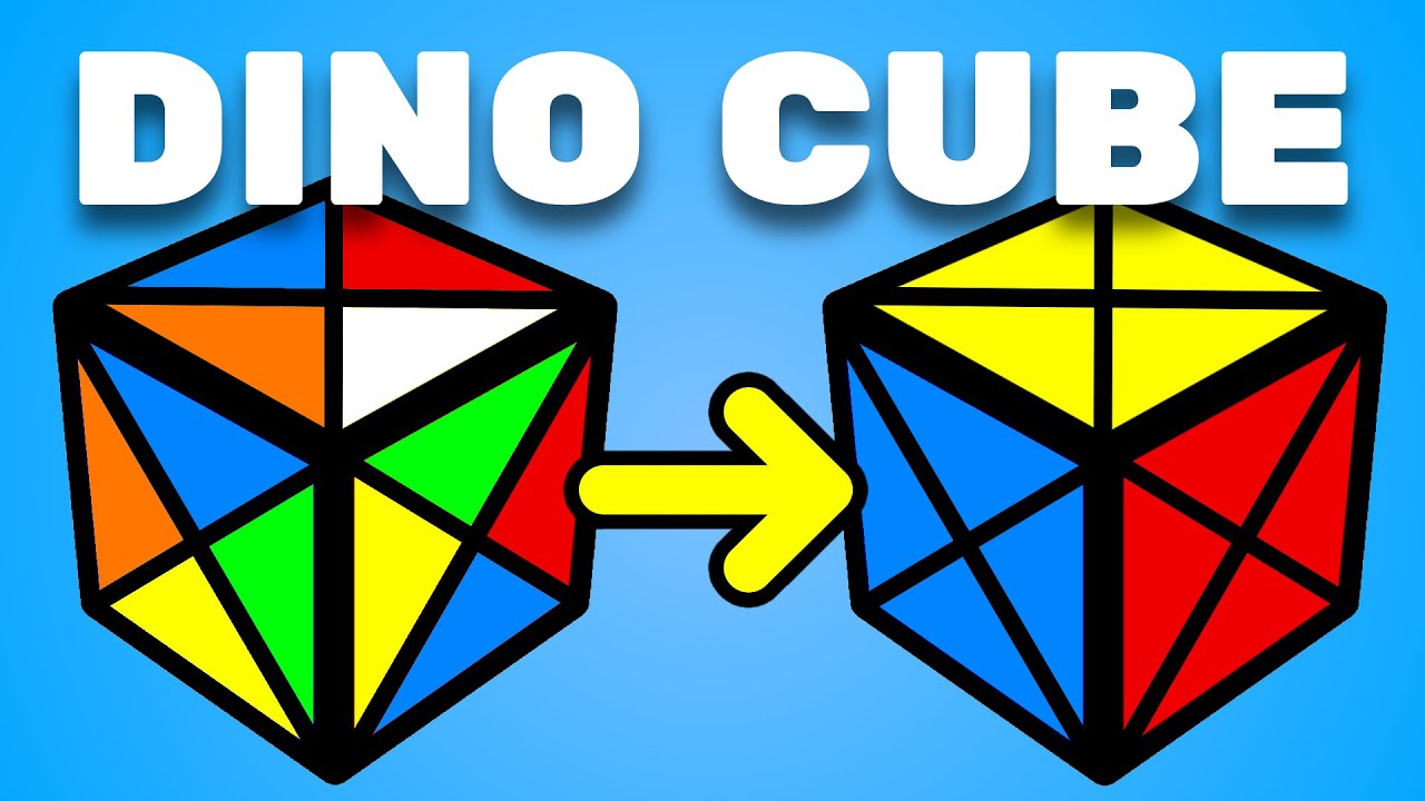 Dino Cube TUTORIAL | How To Solve The Dino Cube In 3 STEPS! - YouTube