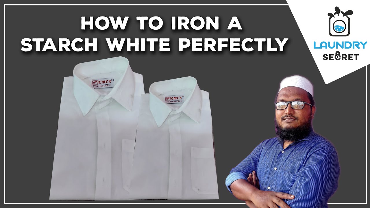 How to iron a starch white Perfectly | How to iron a white shirt ...
