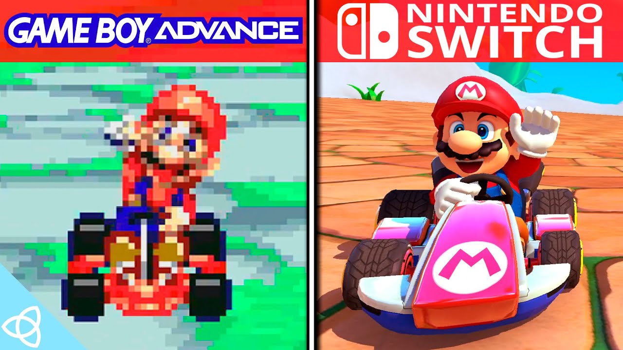 Mario Kart - GBA vs. Switch | Side by Side - YouTube