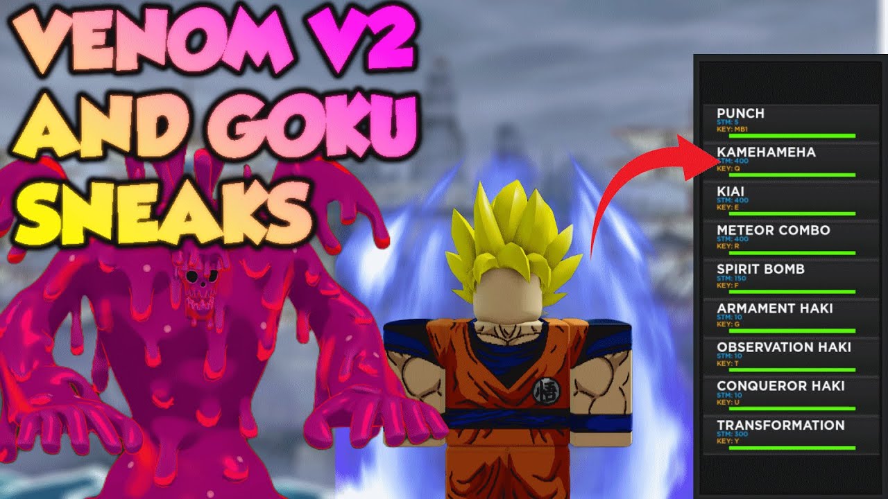 [AOPG] NEW GOKU STYLE + VENOM V2 SNEAKS IN AOPG | A One Piece Game ...
