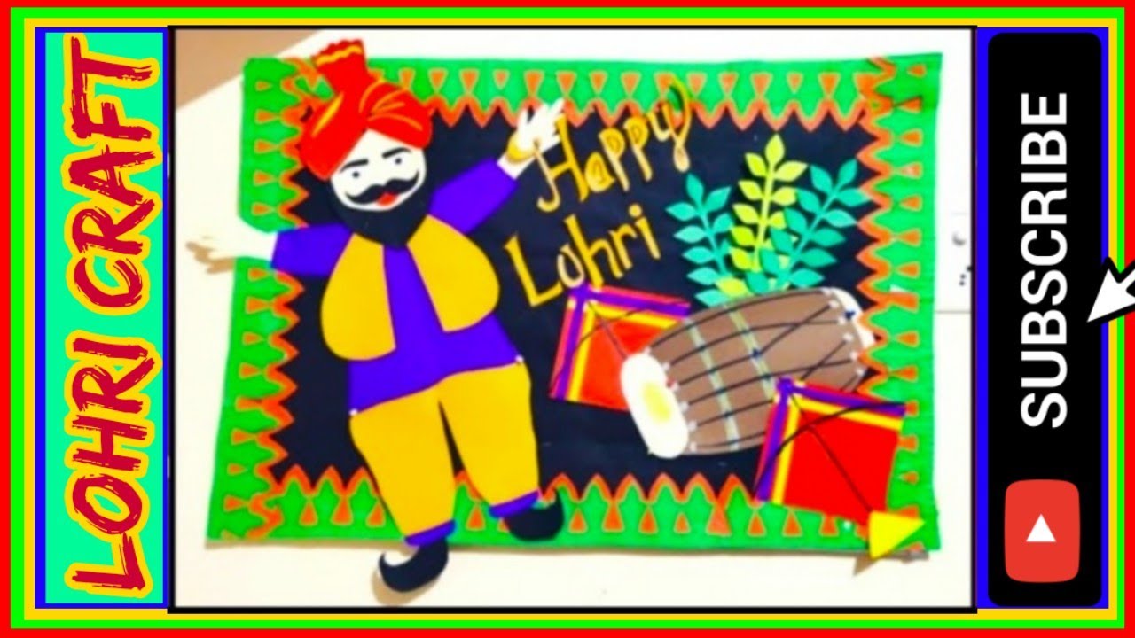 Lohri decoration ideas | Lohri crafts for kids | diy lohri decorations ...