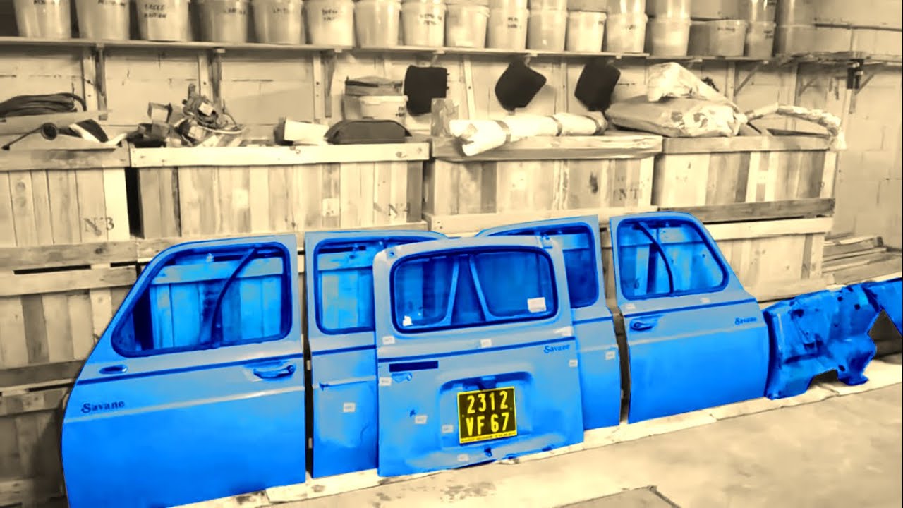 Rénovation totale - Renault 4L - Nouvelle configuration de l'atelier ...