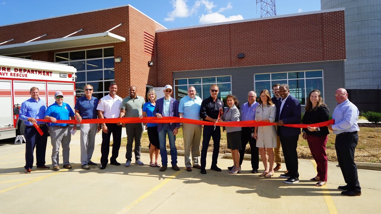 Fire Station #2 Renovations Ribbon Cutting - YouTube