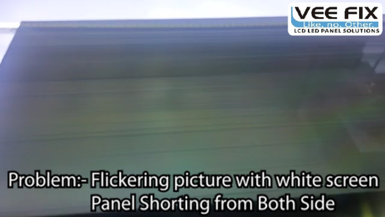 Flickering Picture in 43 inch panel Solution on Laser Machine - YouTube