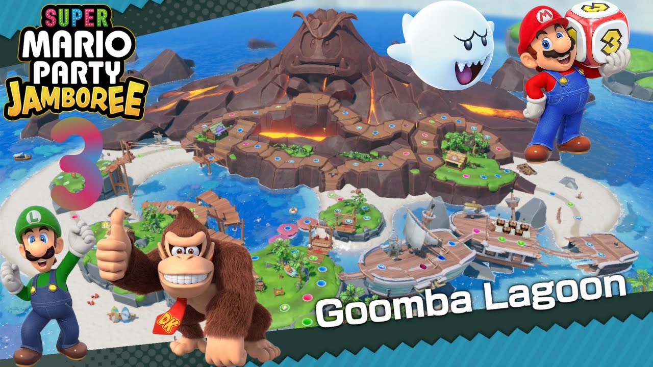 Super Mario Party Jamboree: Part 3 - Goomba Lagoon - YouTube