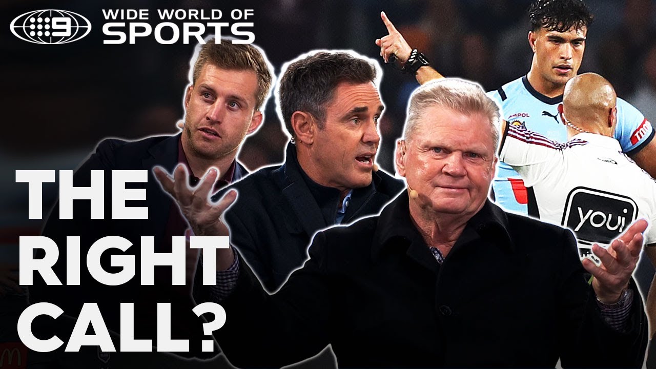 Legends have their say on the polarising Suaalii Origin send off - YouTube