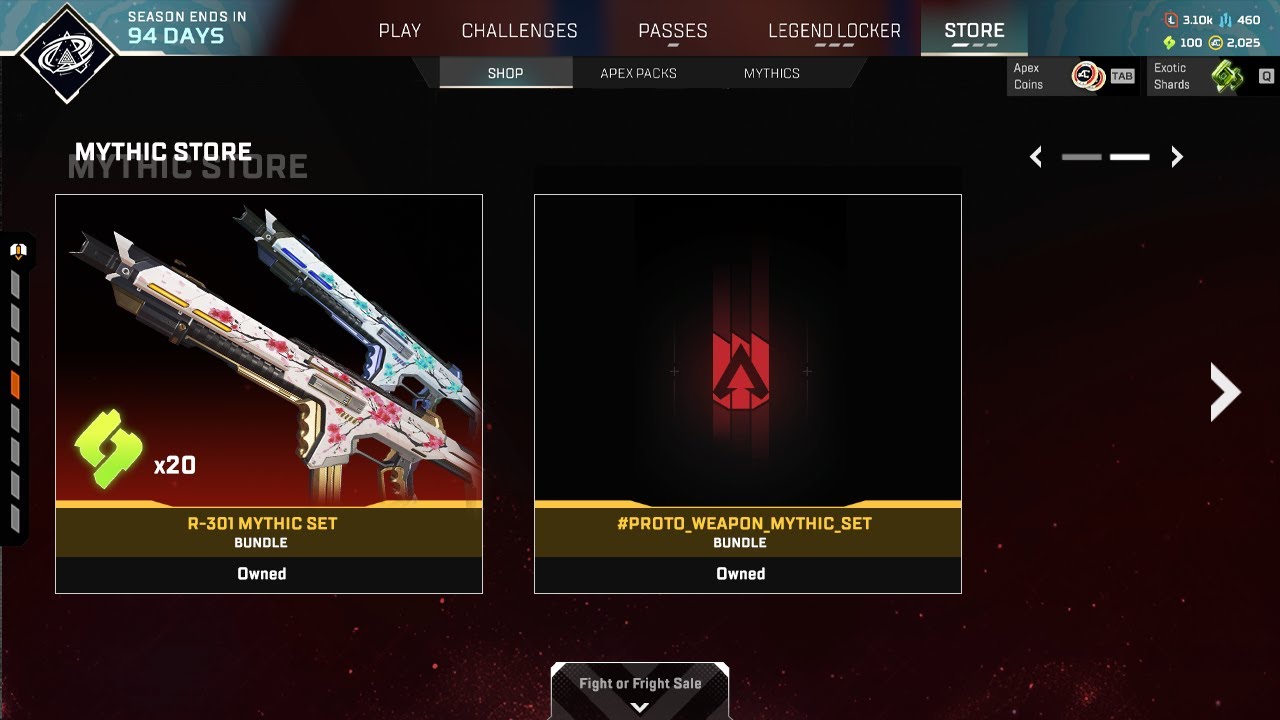 "MYTHIC WEAPON" SKINS COMING SOON!! Apex Legends - YouTube