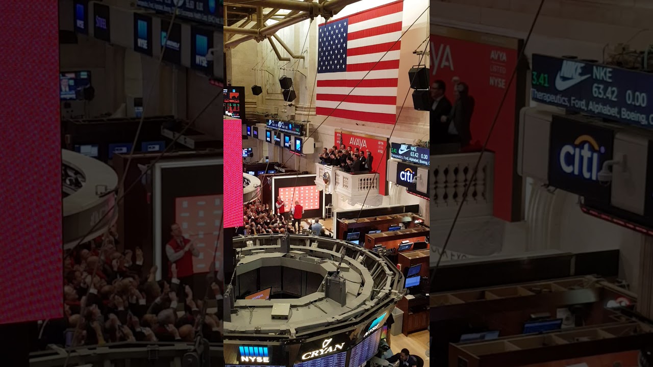 Avaya Re-list on the New York Stock Exchange - YouTube