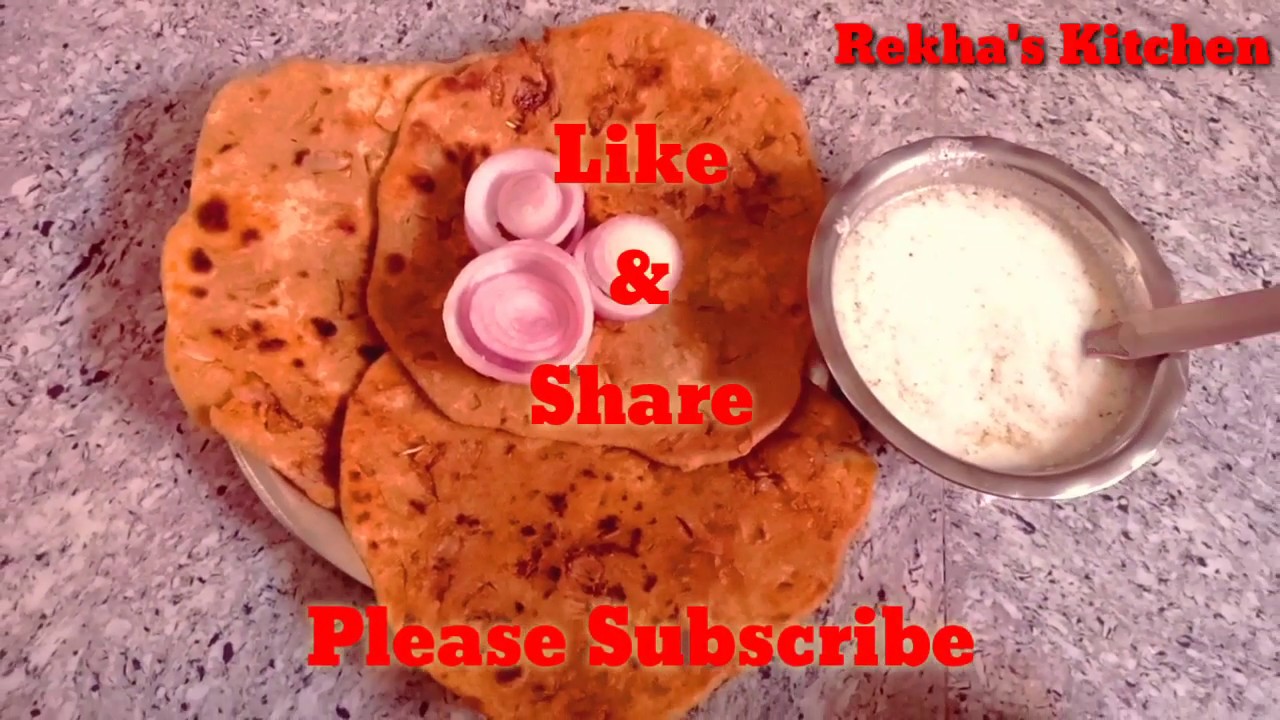 North indian style வெங்காய பரோட்டா இவ்வளவு ஈஸியா? - YouTube