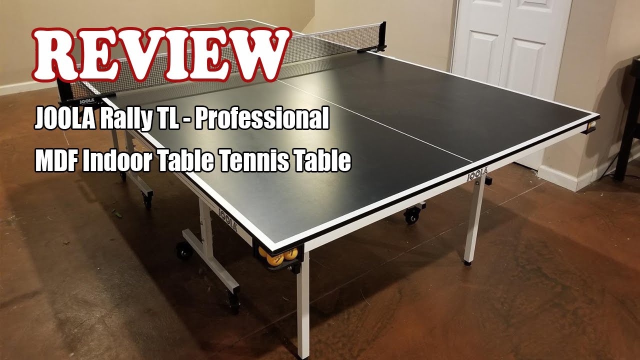 Review JOOLA Rally TL - Professional MDF Indoor Table Tennis Table 2023 ...