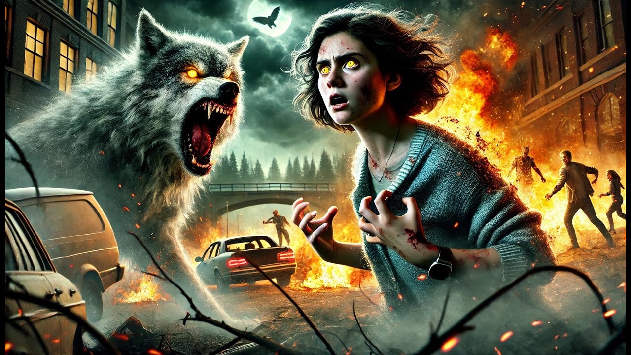 wolf bite changes a girl's life, turning her into a werewolf and ...