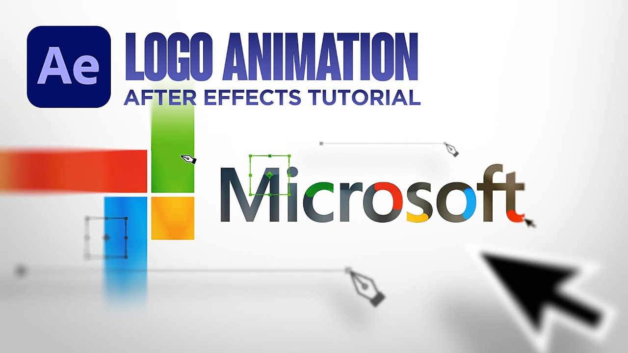 Create Microsoft Logo Animation in After Effects | Tutorial - YouTube