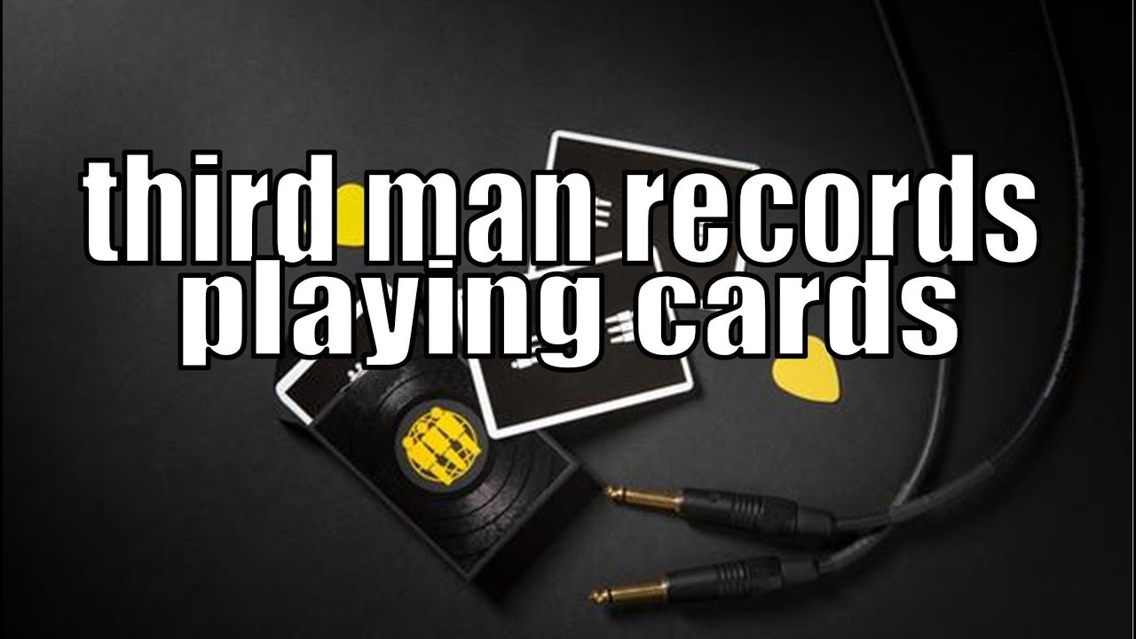 Deck Review - Third Man Record Playing Cards - Art of Play - YouTube