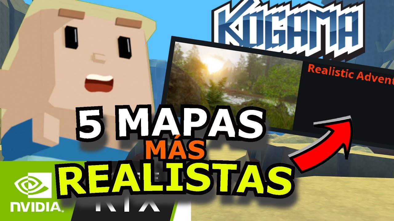 LOS 5 MAPAS MAS REALISTAS DE KOGAMA - YouTube