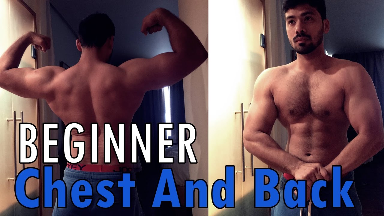 Complete Beginner Chest And Back Workout For Mass | Bodybuilding - YouTube