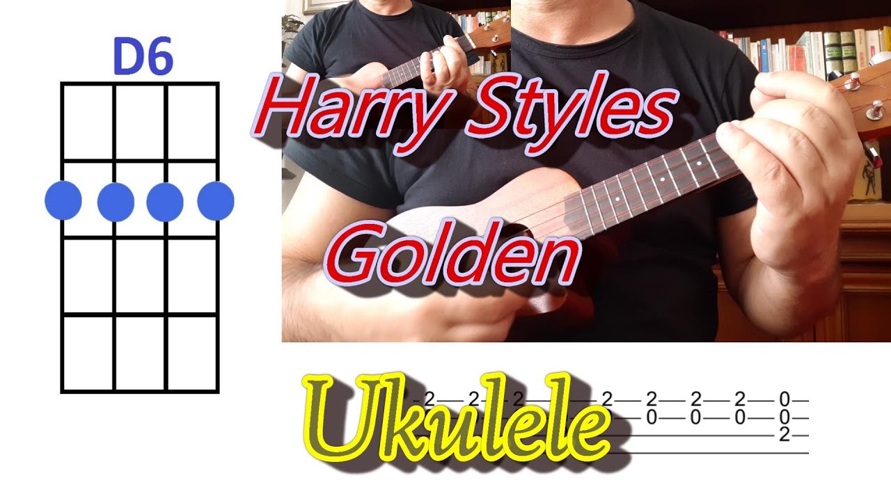 Harry Styles Golden Ukulele Cover with CHORDS and TABS - YouTube