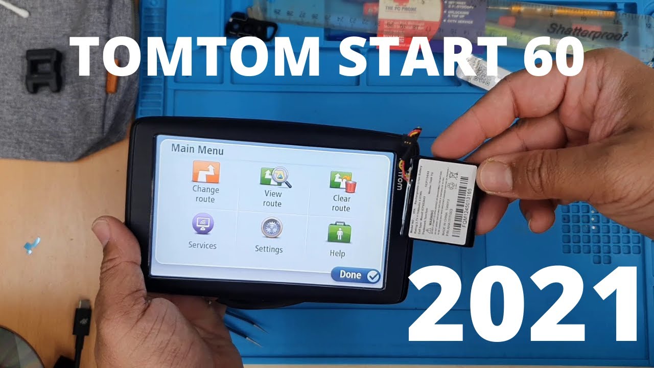 How to Replace Battery on Old TomTom Start 60 | 2021 - YouTube