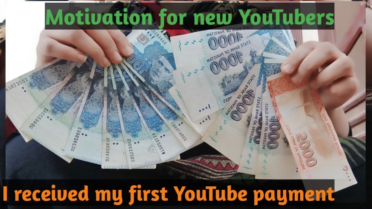 First Youtube income received || My first youtube payment Alhamdulilah ...