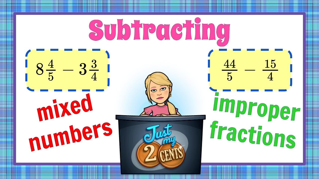 How to Subtract Fractions TWO Different Ways | 5.NF.A.1 💛💙 - YouTube