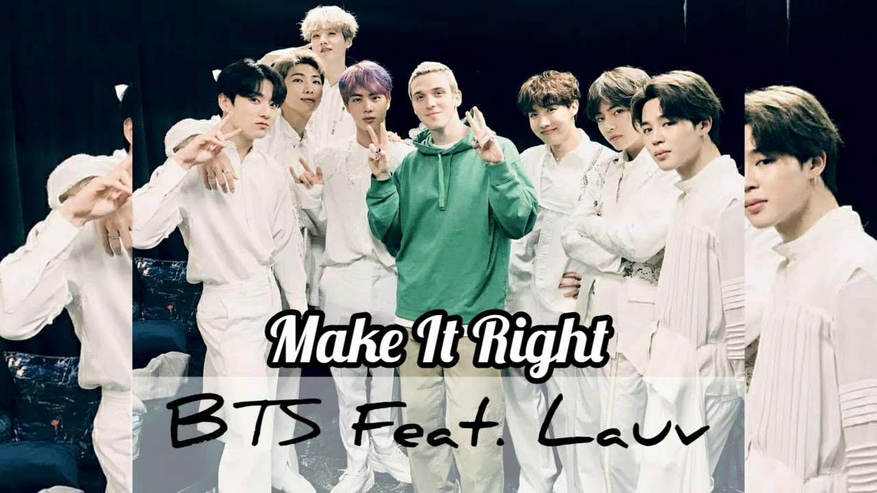 BTS Feat. Lauv - Make It Right (Lyric) | LYRIC FOREVER - YouTube