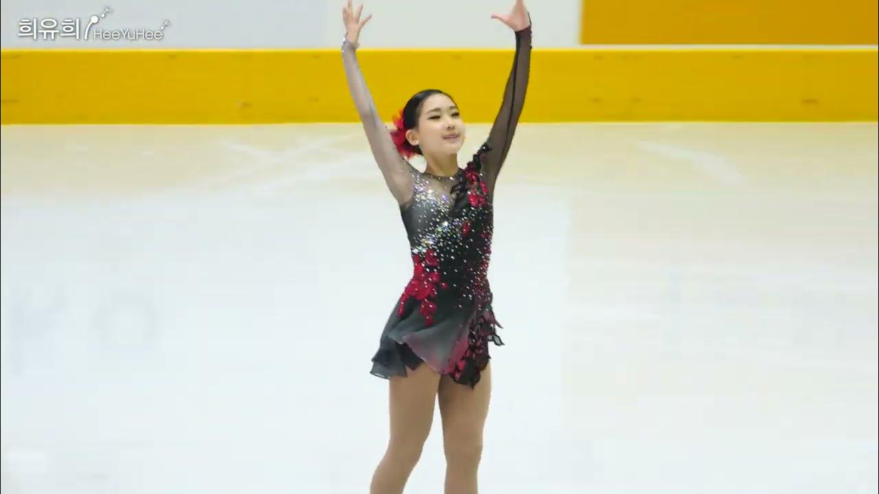 [4K60p] 김지효 Jihyo KIM FS | 종합선수권 Korean Nationals (DAY2) | Jr. Women #15 | 과천중1 | 2024-01-05 ...