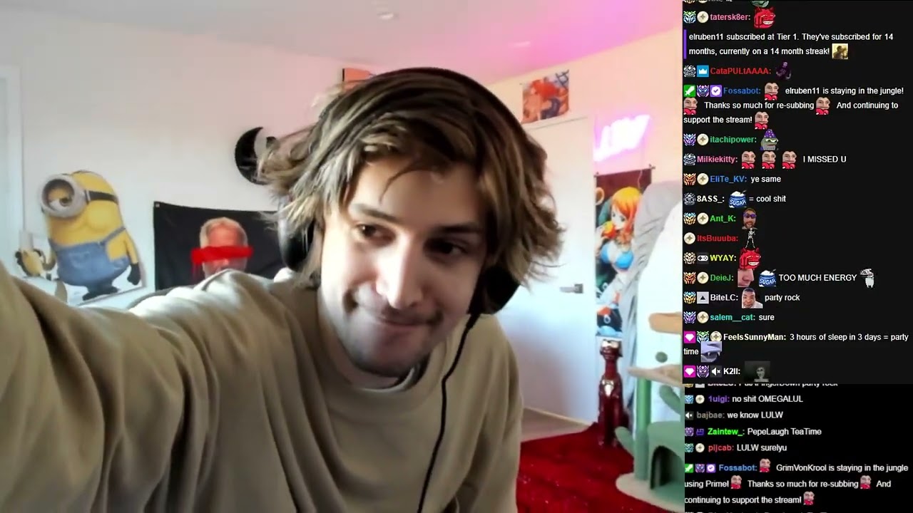 xQc Went to a Party with Adept... xQc Talks About His Trip to LA - YouTube