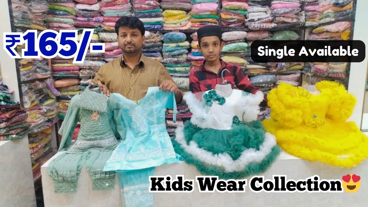 Hyderabad Kids Wear Boys & Girls Collection Naira cut Readymade Dresses ...